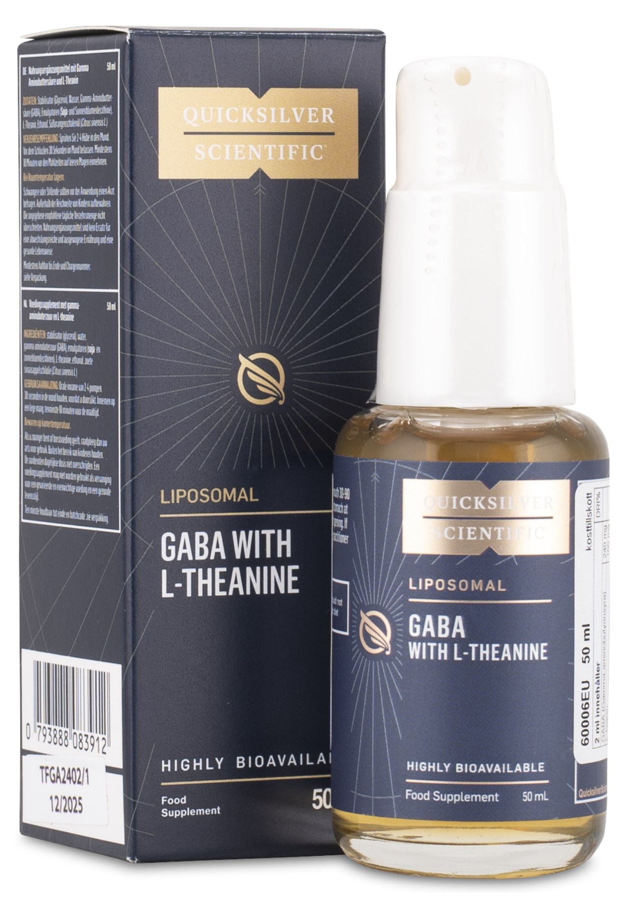 Osta Quicksilver Scientific Liposomal GABA + L-teanin - Corenutrition.fi